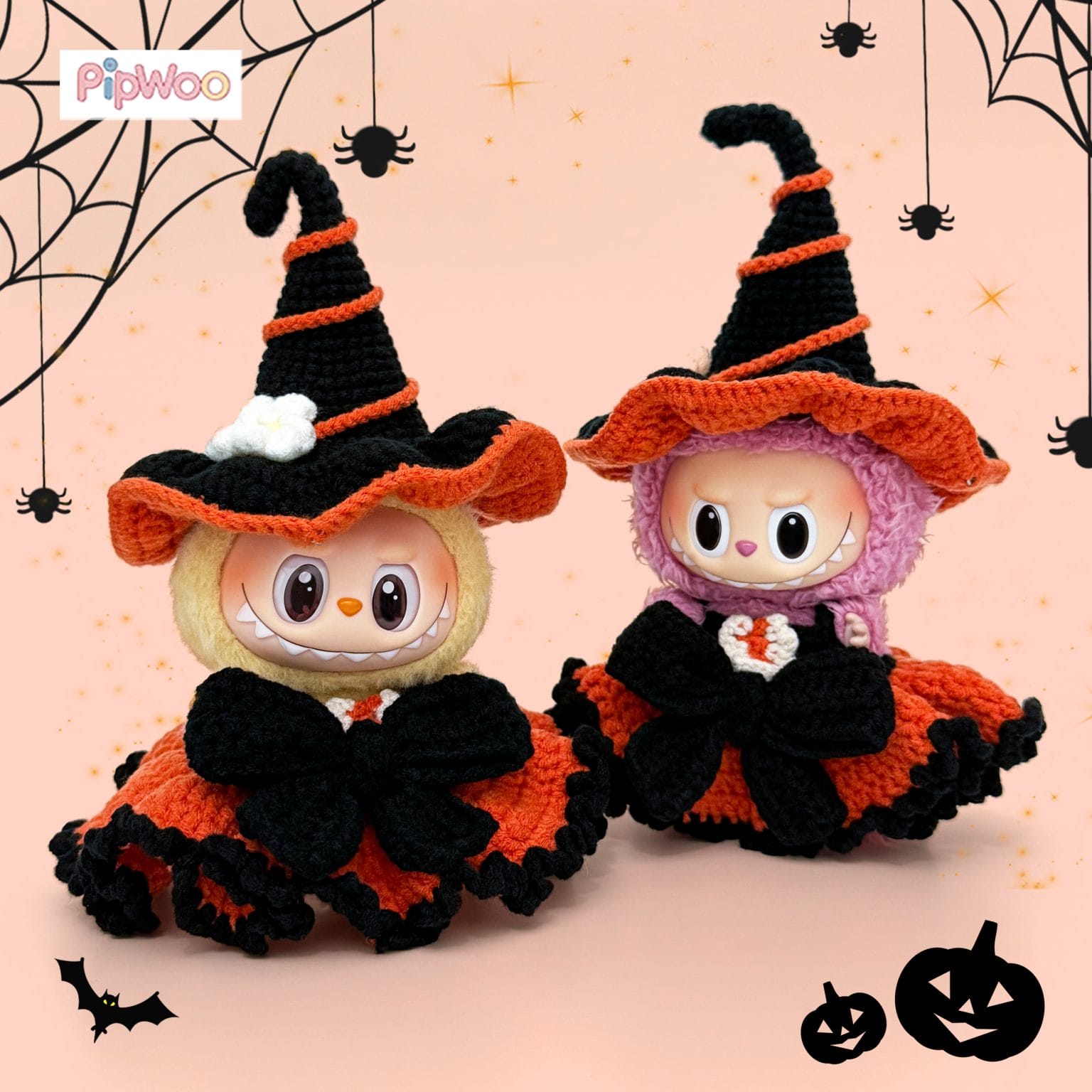 PipWoo | Handmade Labubu Doll Clothes & Crochet Outfits Designer